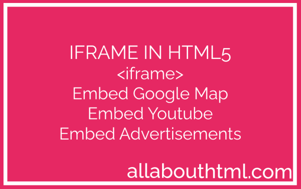 Exploring the Power of iframe tag in HTML5: A Comprehensive Guide - All ...