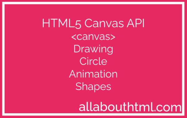 Mastering the HTML5 Canvas API: A Comprehensive Guide - All About HTML